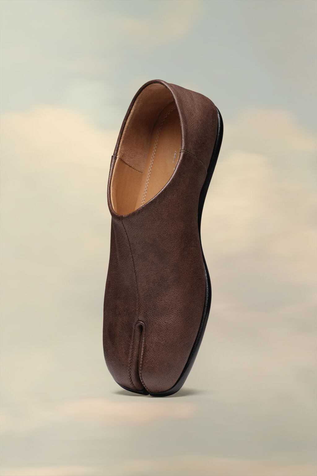 Tabi Leather Slip-On Shoes Black | Maison Margiela