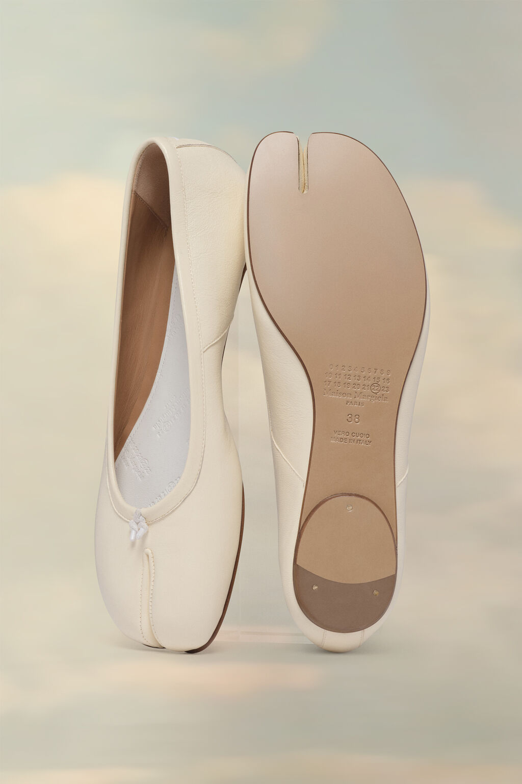 Tabi Ballet Flats White | Maison Margiela