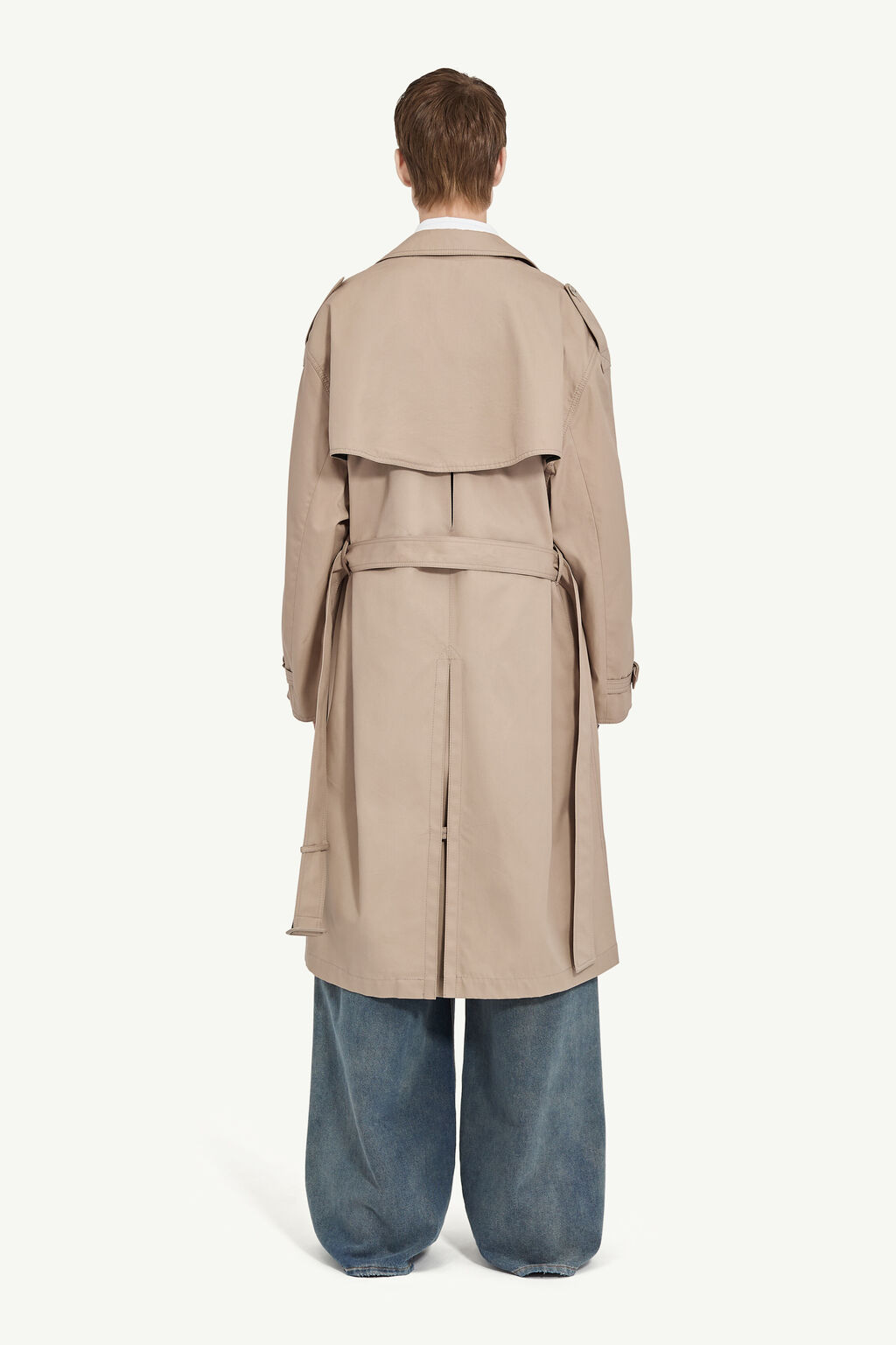 Sand Twist Double-breasted Trench Coat | Maison Margiela
