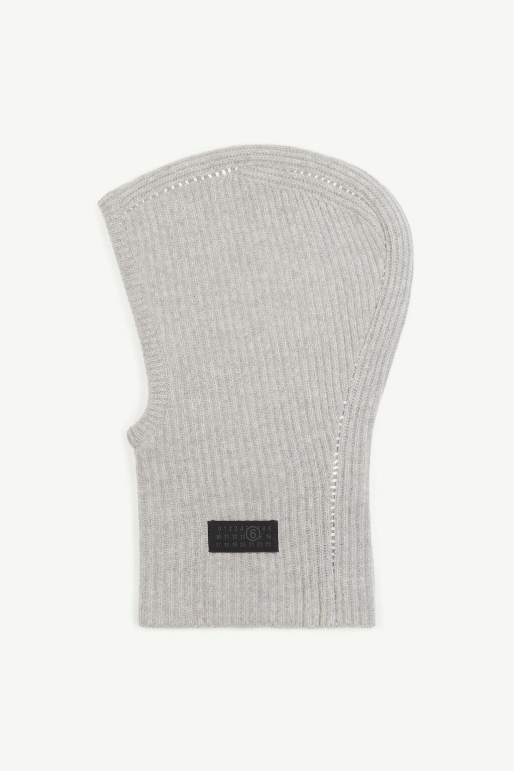 Ribbed wool balaclava