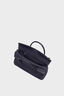 Borsa a mano 5AC East West Blu in Pelle di capra