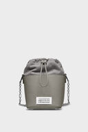 Borsa 5AC bucket small Grigia in Pelle | Maison Margiela