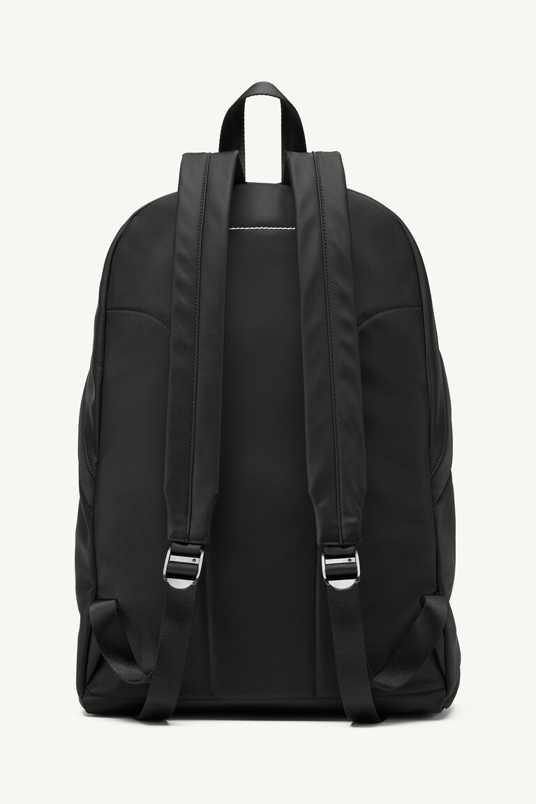 Black Nylon Three-Pockets Backpack | Maison Margiela
