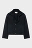 Folded Collar Denim Jacket