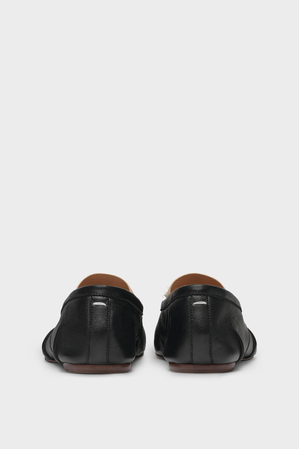 Black Elastic-banded Tabi Ballerina Flats | Maison Margiela