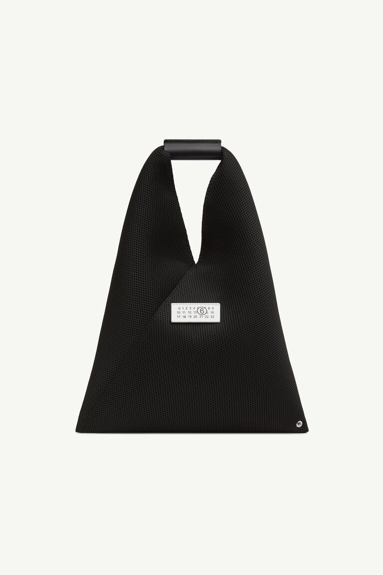 Black Small Japanese Bag In Mesh | MM6
