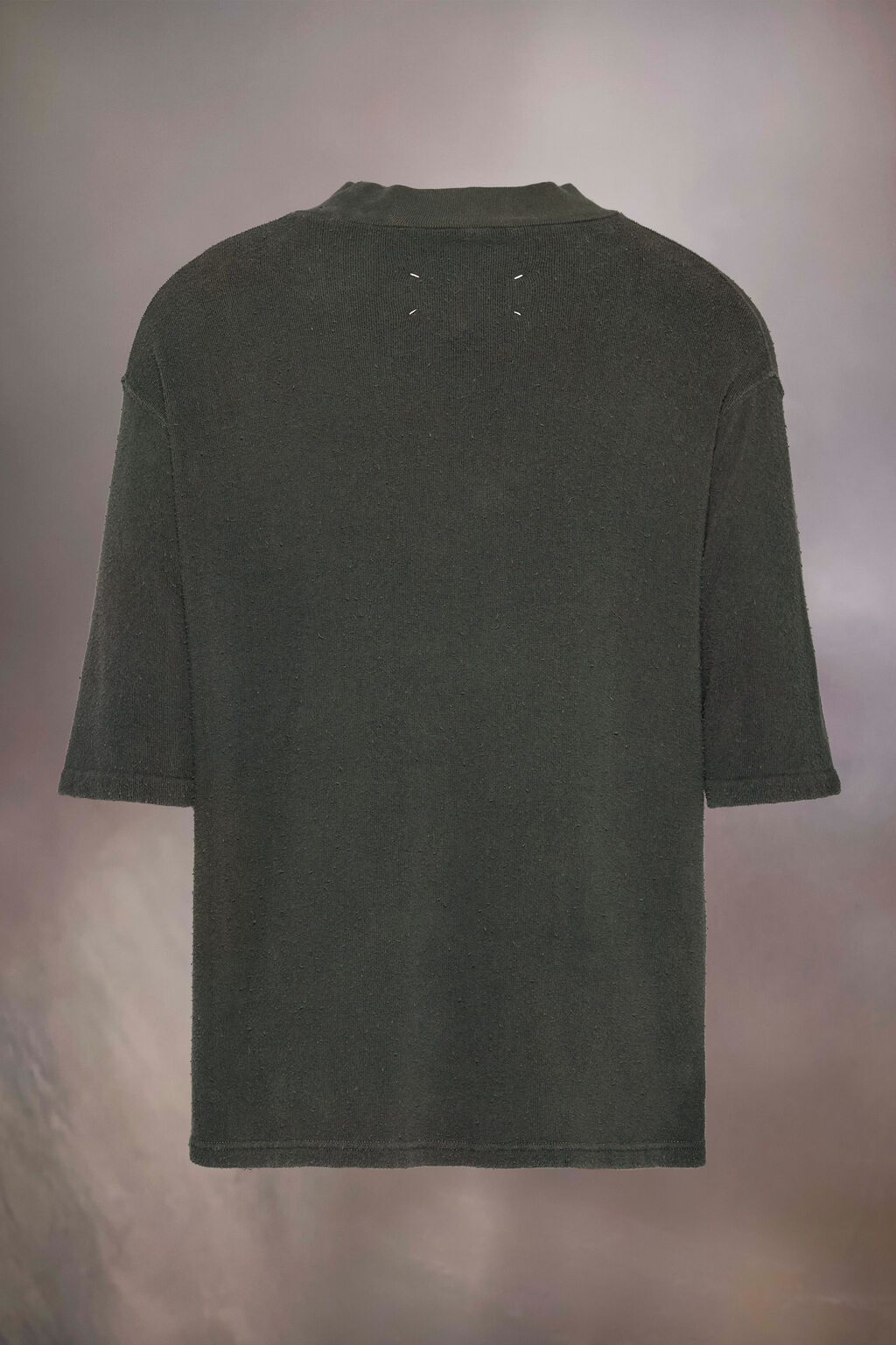 Black Cotton Stamped T-Shirt | Maison Margiela