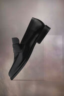 Black Calf Leather Tabi Loafer | Maison Margiela