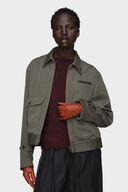 Men's Red Leather Gloves | Maison Margiela