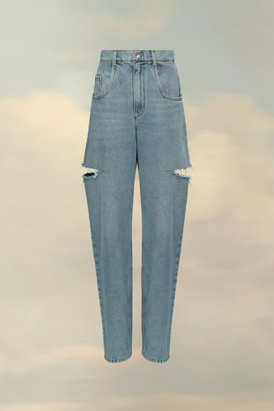 Denim Jeans With Slash Details For Women | Maison Margiela