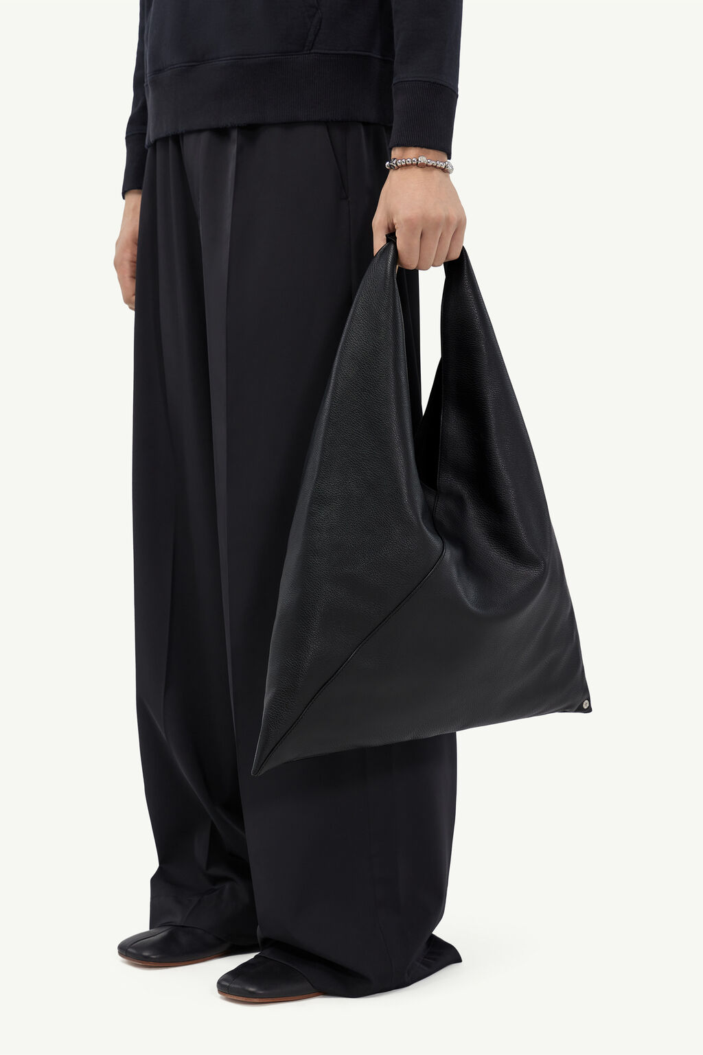 Women's Grained Leather Japanese Bag | MM6