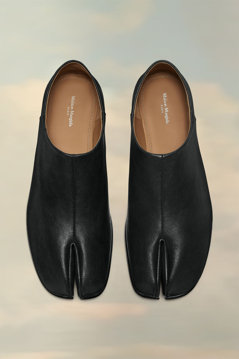 Tabi Leather Slip-On Shoes Nutmeg | Maison Margiela