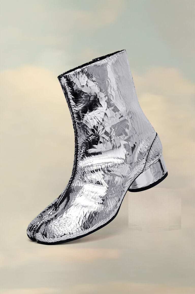 Tabi Mirror Low Heel Boots | Maison Margiela