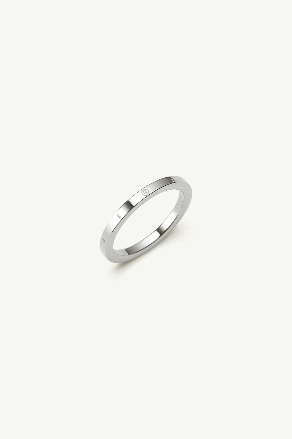 Women's Minimal Signature Ring Engraved | Maison Margiela