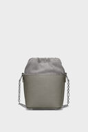 Borsa 5AC bucket small Grigia in Pelle | Maison Margiela