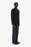 Wool blend suit jacket