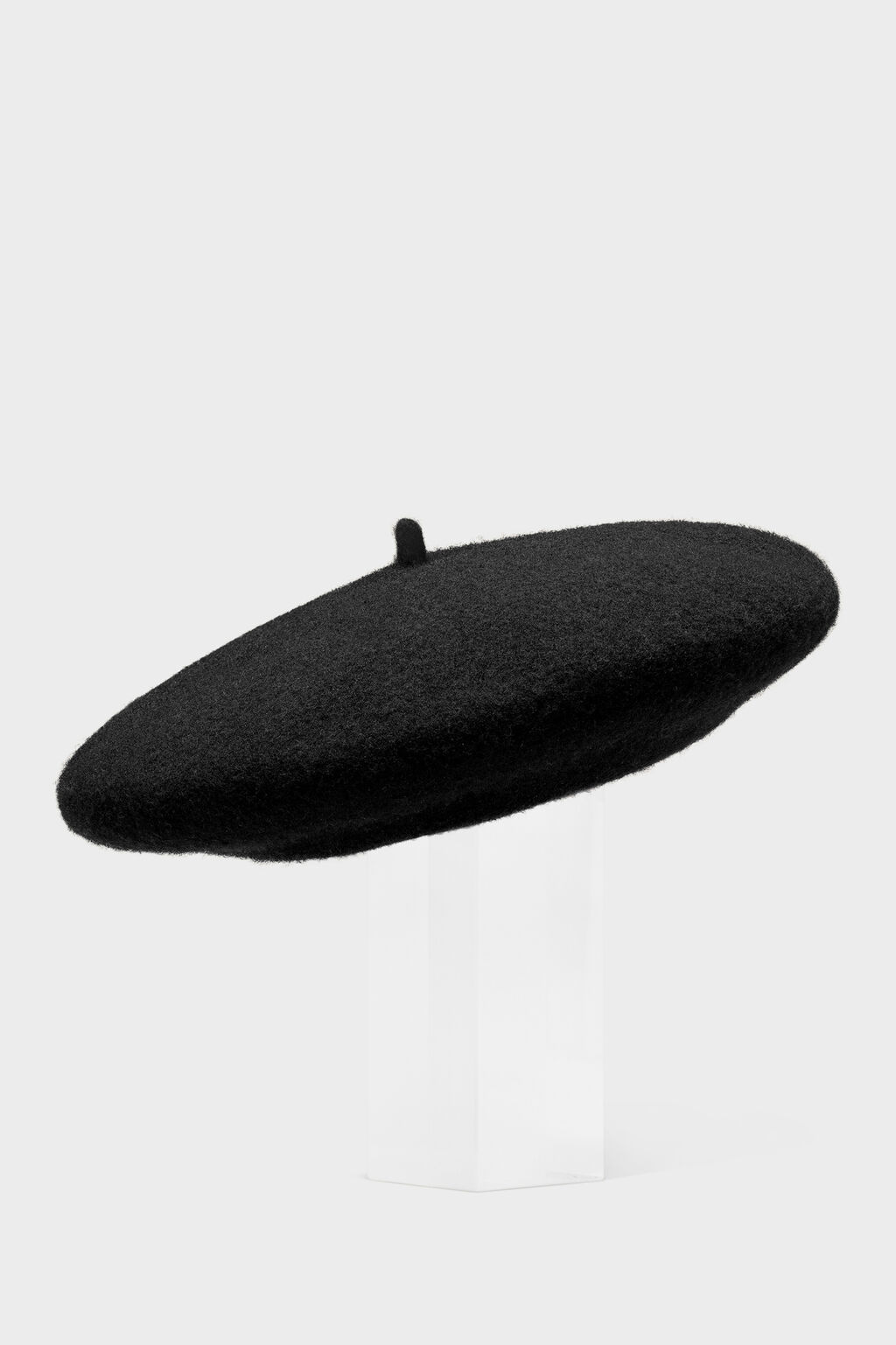 Black Felted Wool Beret | Maison Margiela