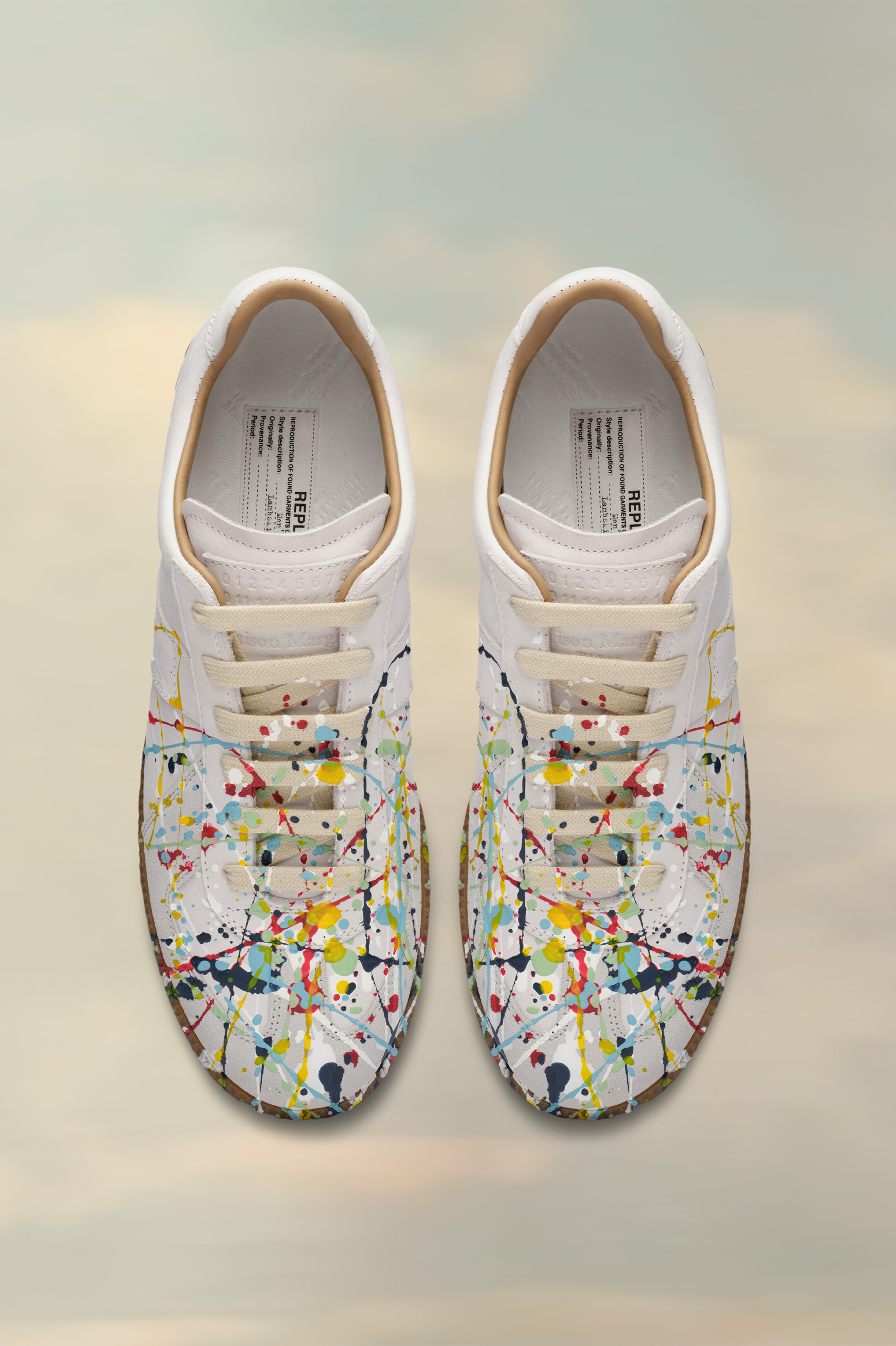 Paint Replica Sneakers | Maison Margiela